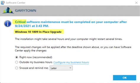 Task Sequence Deployment Popups Garytown Configmgr Blog