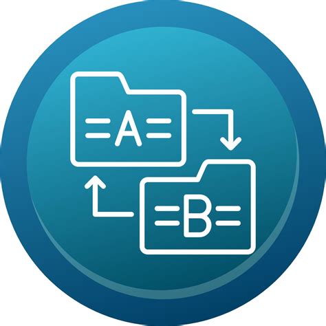 Ab Testing Line Button 53860895 Vector Art At Vecteezy
