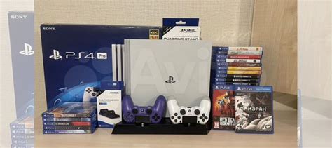 Sony playstation 4 pro с играми купить в Москве | Электроника | Авито