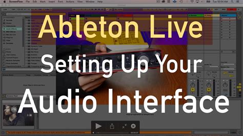 Audio Interface Ableton Live Setup At Peggy Bradley Blog