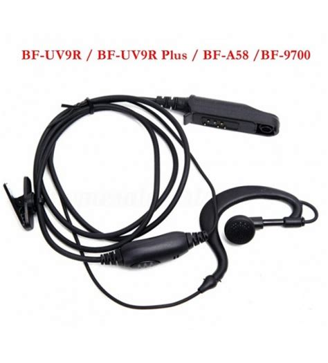 Handsfree Baofeng Слушалка за радиостанция двоен Ptt бутон ДонСофт БГ