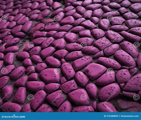 A Close Up Of Cobbled Magenta Rubber With A Py And Py Texture Trendy