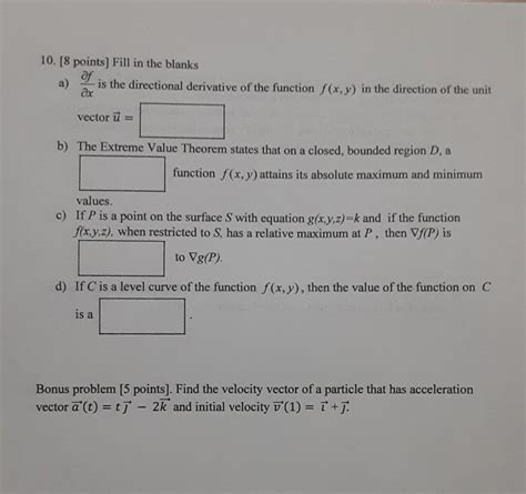 9 [12 points] find the points on the cone z2 x2 y2