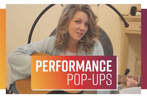 Performance Pop Up Colleen Porter Herberger Theater Center