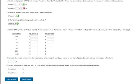 Solved Excel Online Structured Activity Capital Budgeting Chegg