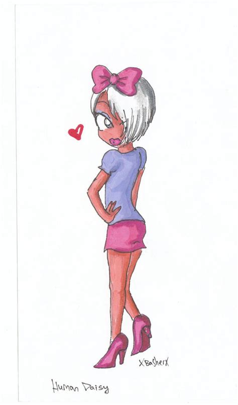 Human Daisy Duck By Xbasherx On Deviantart