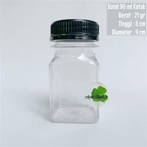 Jual Botol 90 Ml Botol Madu Botol Kapsul Tablet Botol Tebal 90 Ml