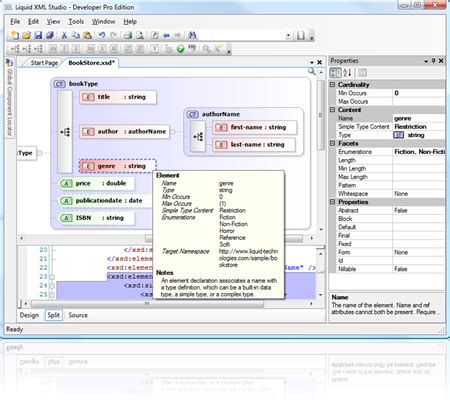 XML Schema Editor (XSD Editor)