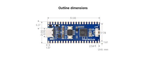 Waveshare Rp2350 Plus Development Board A Low Cost High Performance Pico Like Mcu