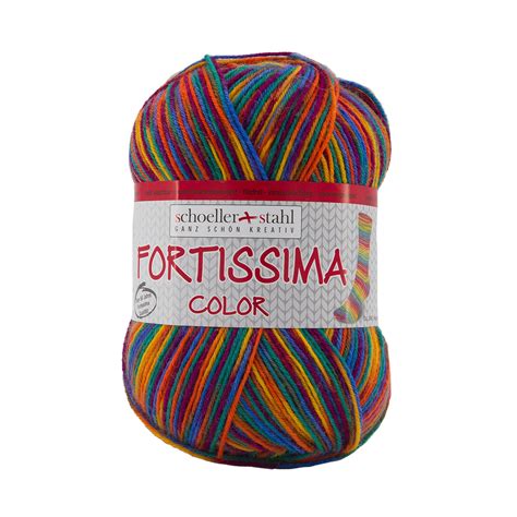 Прежда за плетене на чорапи и ръкавици в 4 цвята 75 вълна Scholler Fortissima 2402 Lampion