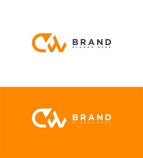 Premium Vector Cw Wc Letter Logo Icon Brand Identity Sign Cw Wc
