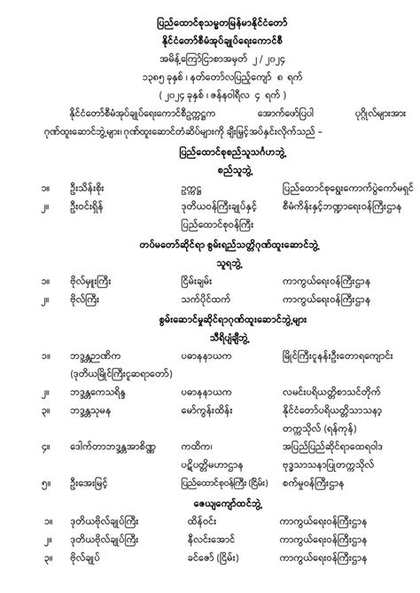 ပုံနှိပ်ခြင်းနှင့်ထုတ်ဝေခြင်းလုပ်ငန်းဥပဒေနှင့်အညီ စာအုပ်စာစောင်များ