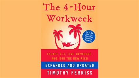 The 4 Hour Workweek By Timothy Ferriss Summary Of Key Points