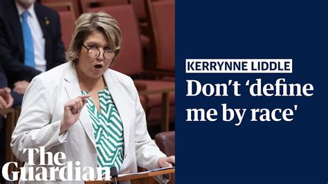 Kerrynne Liddle Gives First Speech I Get Angry When Others Seek To