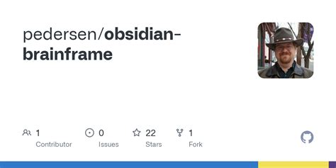 github pedersen obsidian brainframe