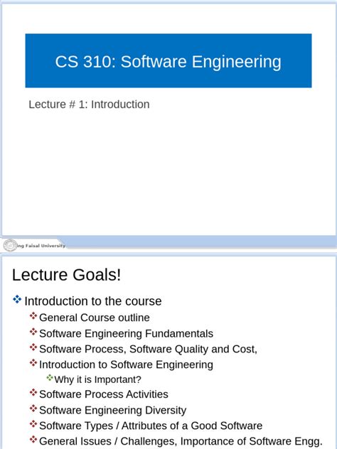 Lect 01 Introduction Softwareengineering Pdf Software Engineering