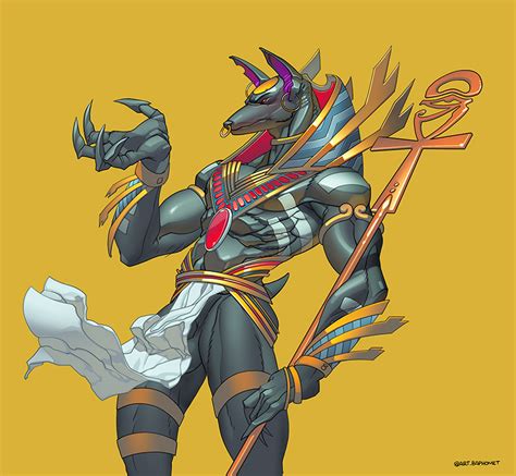 The Big Imageboard Tbib Ankh Anthro Anubian Jackal Anubis