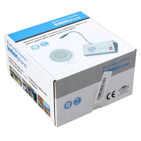 Bank Office Store Station Window Dual Way Counter Intercom Interphone Electronic Pro