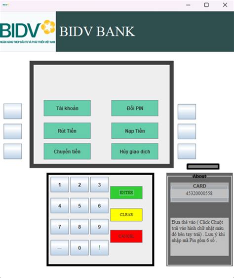 GitHub LongTCH Simulation ATM Java Swing Project