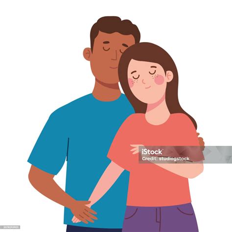 Couple Kissing Stock Illustration Download Image Now Adult
