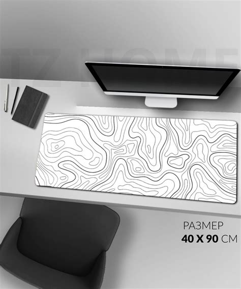 Игровой коврик для мыши Cover 90 бело серо черный Xl черный белый купить на Ozon по низкой