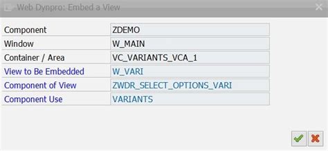 Web Dynpro Selection Screen Variants Part 5 Varia Sap Community