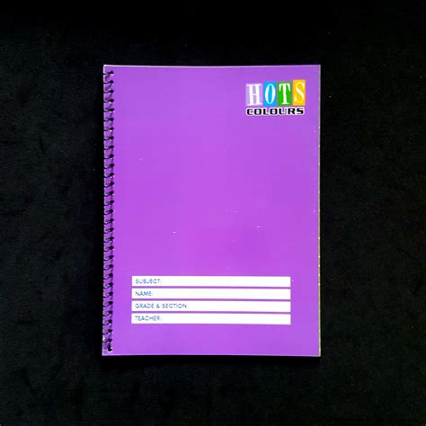 Hots Spiral Writing Notebook 40lvs 148mmx200mm Officemono