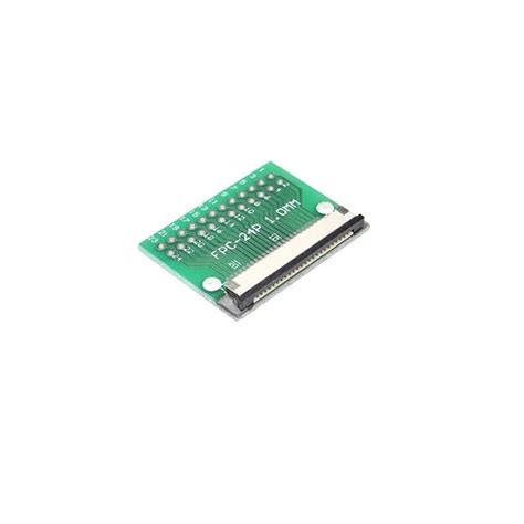 Ffc Fpc 24 Pin Adapter Board 1mm To 2 54mm Soldered Connector Roboticsdna