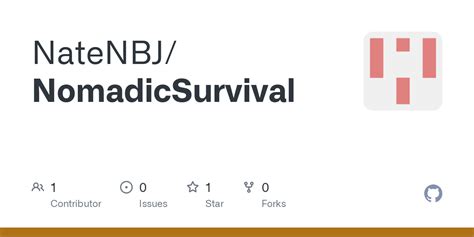 GitHub NateNBJ NomadicSurvival