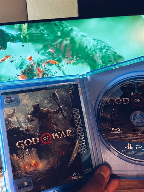 God Of War Ps4 2018 Instruction Booklet