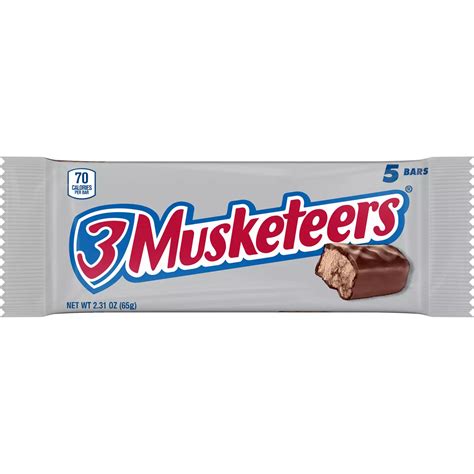 3 Musketeers Milk Chocolate Fun Size Candy Bars Shop Candy At H E B