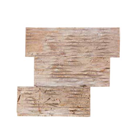 Classic Travertine 10xfl Hatch Mosaic Artistik Stone