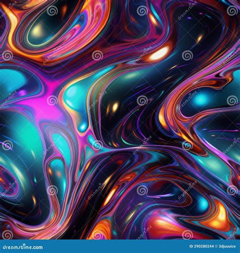 Holo Slime Creative Abstract Photorealistic Texture Stock Illustration Illustration Of Square