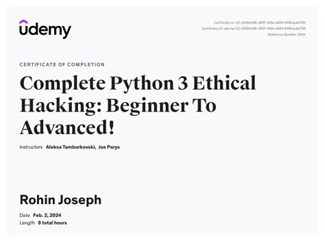 rohin joseph on linkedin python pentesting ethicalhacking