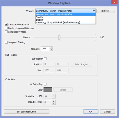 Question Help Window Capture Can T Find Game OBS Forums