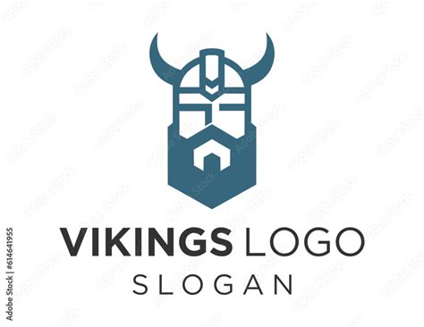 Logo Design About Vikings On A White Background Made Using The