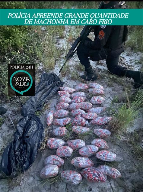 Polícia Militar apreende grande quantidade de maconha em Cabo Frio