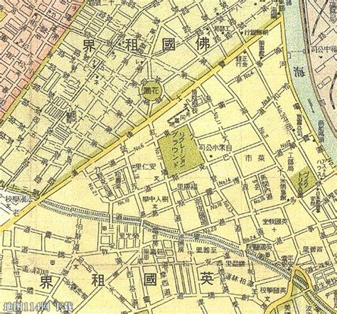 日占期《天津市街图》1941年 地图114网