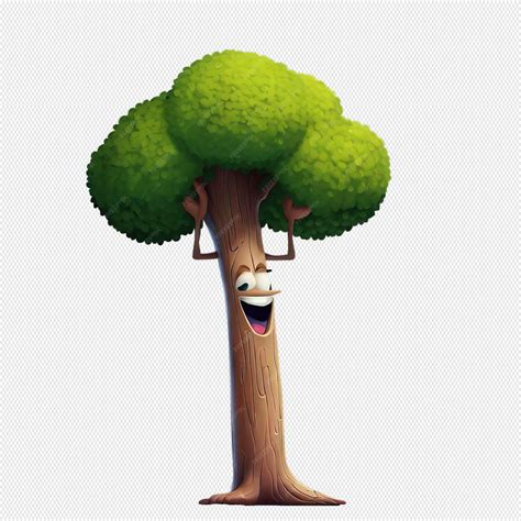 Premium Psd Tree Character