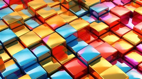 무료 반짝이는 생생한 벽돌 비표상적 이미지 컴퓨터 생성 모델 Ppt 배경 Slidesdocs