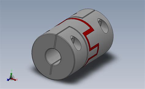 HY8330 2 1夹紧式弹性联轴节 HY8330 2 1 14 1440 SOLIDWORKS 2018 模型图纸下载 懒石网