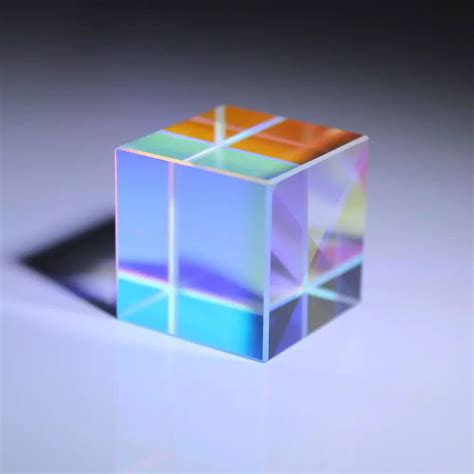25mm Optical Glass X Cube Prism For Rgb Dispersion Optitechno