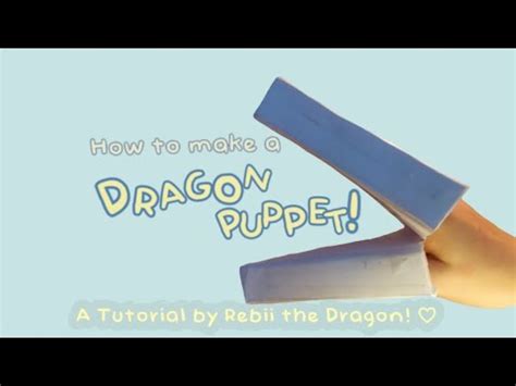 How To Make A Paper Dragon Puppet Base Youtube