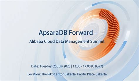 unveil new possibilities at the alibaba cloud data management summit in
