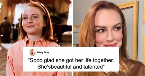Lindsay Lohan Goes Viral With Recreation Of Famous “Parent Trap” Scene ...