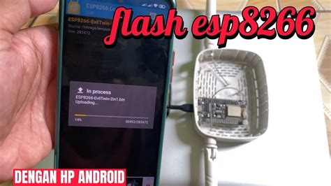 Flash Nodemcu Esp8266 With Hp Android How To Youtube