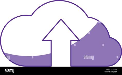 cloud computing upload stock vector image and art alamy