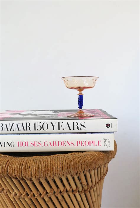 Italian Venetian Murano Champagne Coups Glasses At 1stdibs Italian