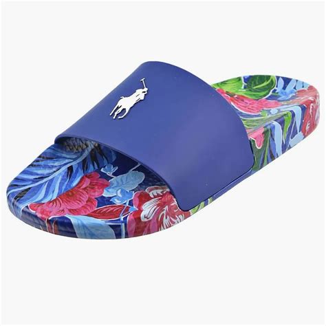 Polo Ralph Lauren Slide Navy Bei Hypeneedz Kaufen