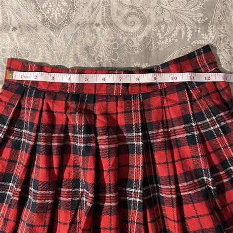 Short Schoolgirl Skirt ️🖤 Schoolgirl Plaid Flowy Depop